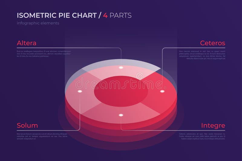 Modern Isometric Infographic Design, Chart, Template, Concept Wi Stock ...
