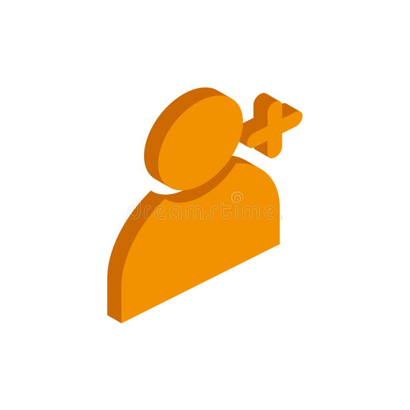 Isometric User Manual with Magnifying Glass on Laptop Monitor Stock ...