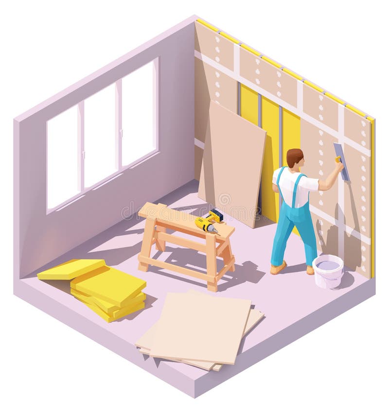 Isometric Wall Stock Illustrations – 22,472 Isometric Wall Stock ...