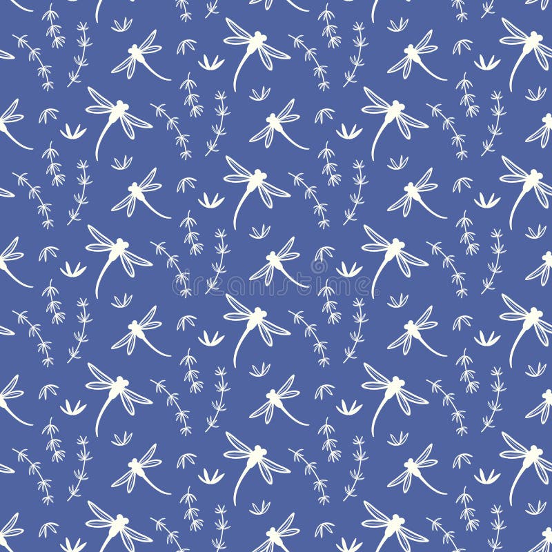 Japanese, Chinese Traditional Asian Blue Sea Waves, Clouds Seamless ...