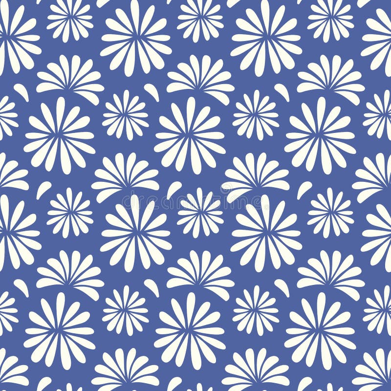 Japanese, Chinese Traditional Asian Blue Sea Waves, Clouds Seamless ...