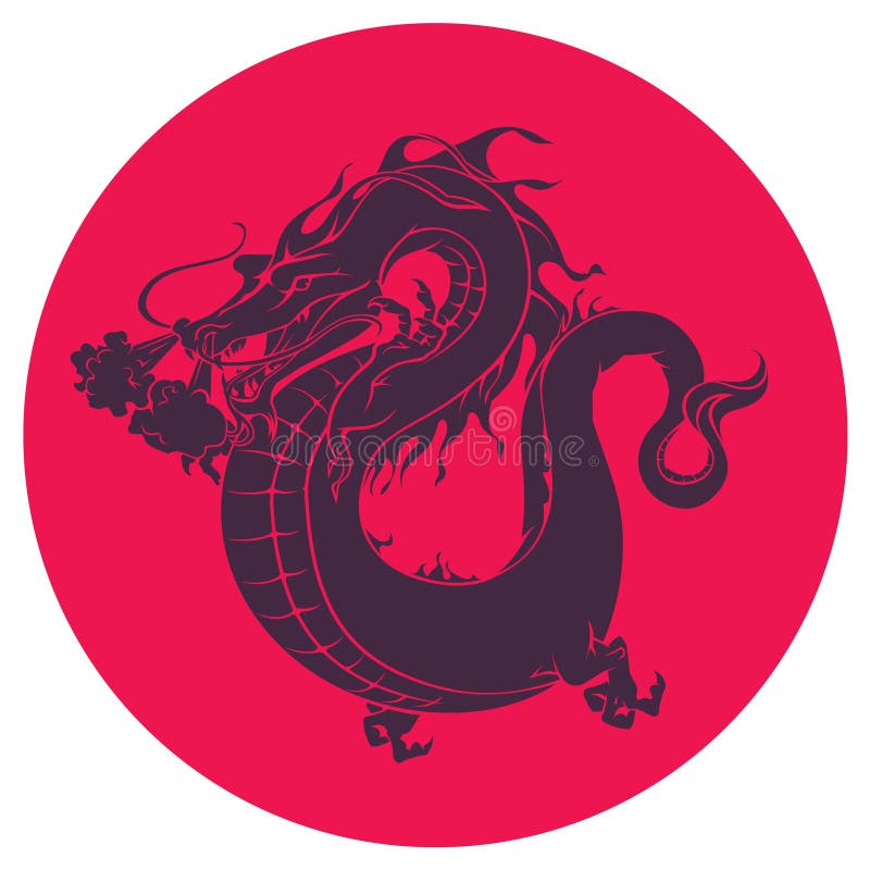 Vector Japanese dragon stock vector. Illustration of japanese - 63870789