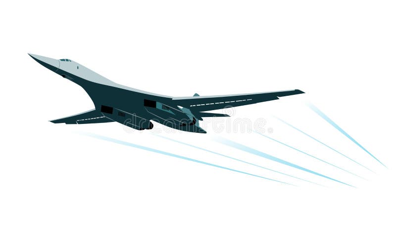 Vector jet Bomber stock vector. Illustration of icon - 237377474