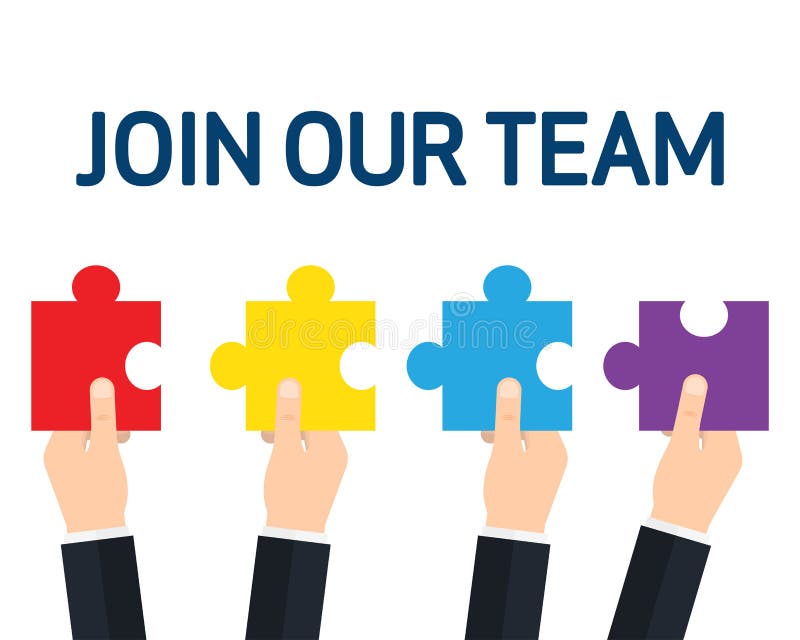 Vector JOIN OUR TEAM stock vector. Illustration of isolated - 116362575