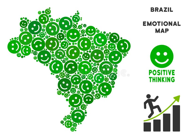 Collage Del Mapa Del Brasil Del Tomate Ilustración del Vector ...