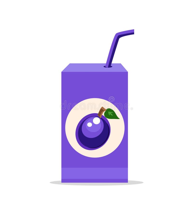 Vector juice, fruit bottle stock vector. Illustration of plum - 324377239