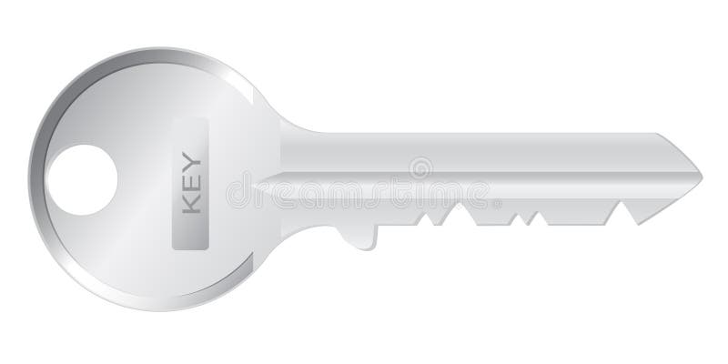 Vector key stock vector. Illustration of isolated, bolt - 16792275