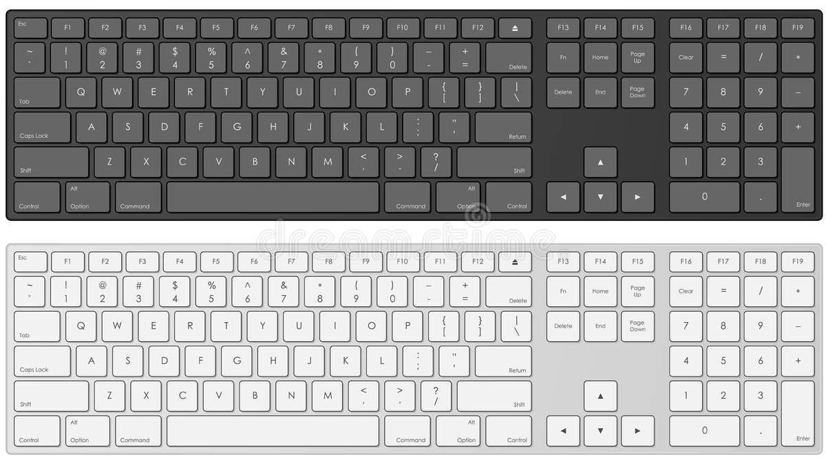 Numeric Keyboard Stock Illustrations – 794 Numeric Keyboard Stock ...