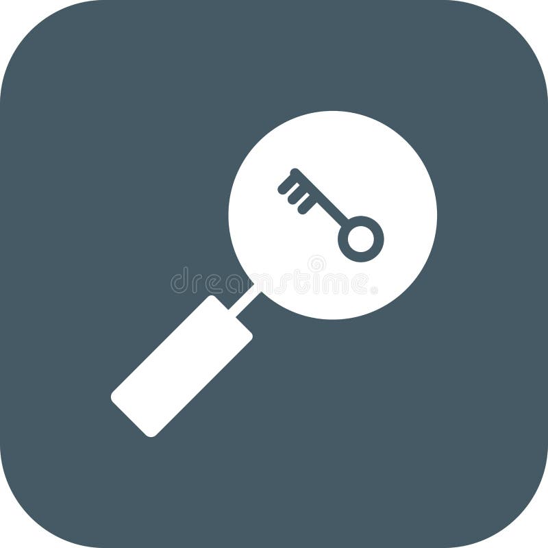 Vector Keyword Search Icon for Personal and Commercial Use. Stock ...