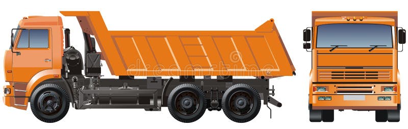 Halb Lkw Kipper Stock Illustrationen, Vektoren, & Kliparts - 494 Stock ...