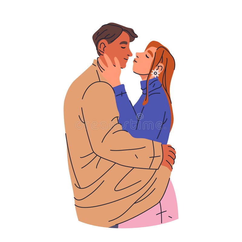 Vector Kissing Couple. Romantic People Kiss. Love. Stock Vector ... Vector Kissing Couple. Romantic People Kiss. Love. Stock Vector ...