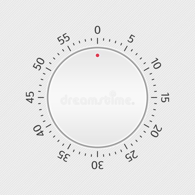 Vector kitchen timer. stock vector. Illustration of background - 157813663