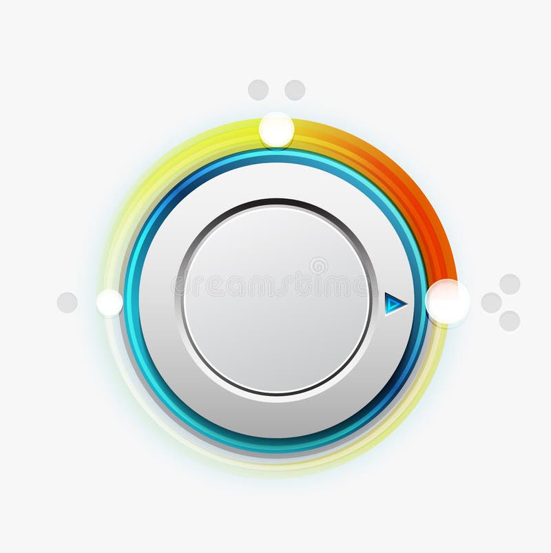 Vector knob switch stock vector. Illustration of interface - 26929135