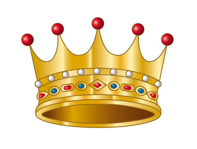 Vector kroon vector illustratie. Illustration of koninkrijk - 10568808