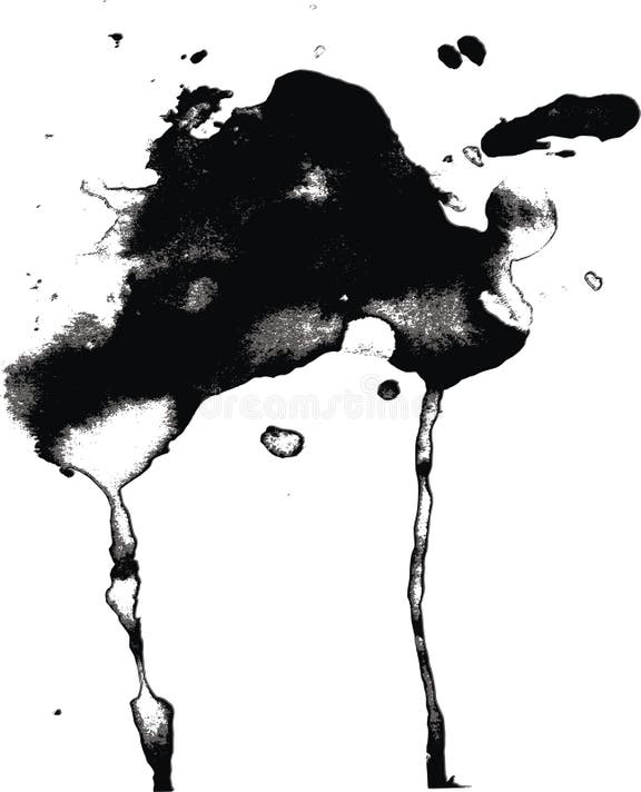 Vector la macchia illustrazione vettoriale. Illustrazione di estratto ...