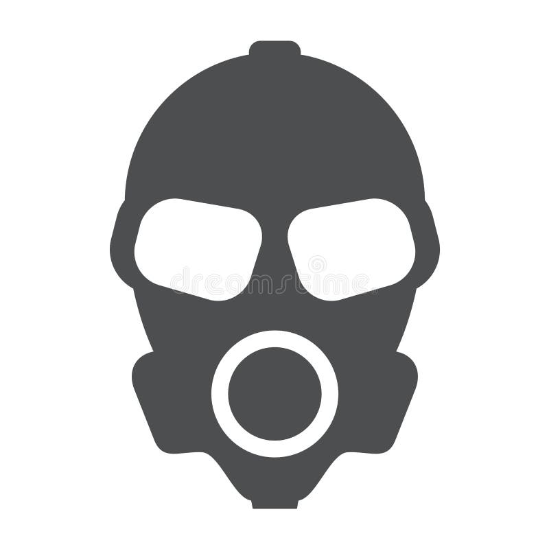 Vector La Maschera Antigas Con Stile Di Colore Piano E Solido ... Vector La Maschera Antigas Con Stile Di Colore Piano E Solido ...