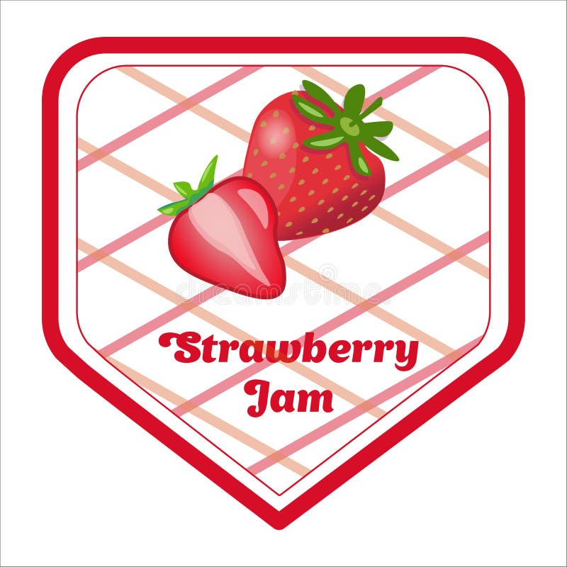 Strawberry Jam Label Stock Illustrations – 2,338 Strawberry Jam Label ...