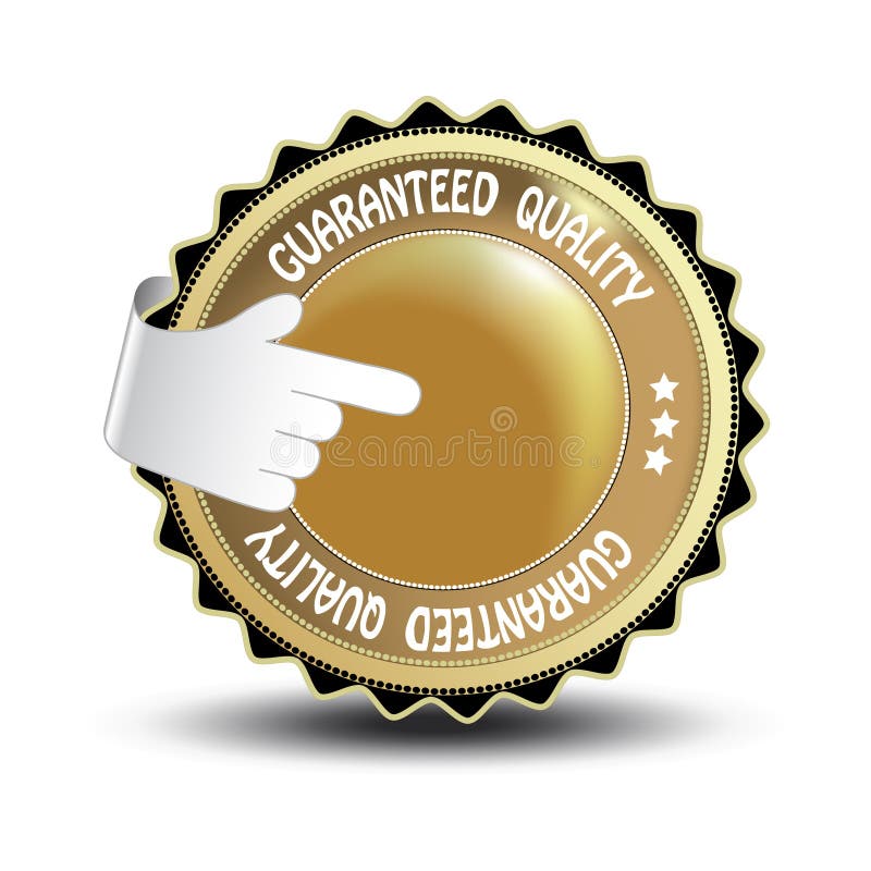 Sticker - Guaranteed Quality Label Stock Vector - Illustration of ...