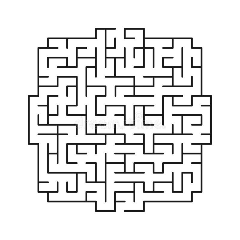 Cereal Box Maze Circle