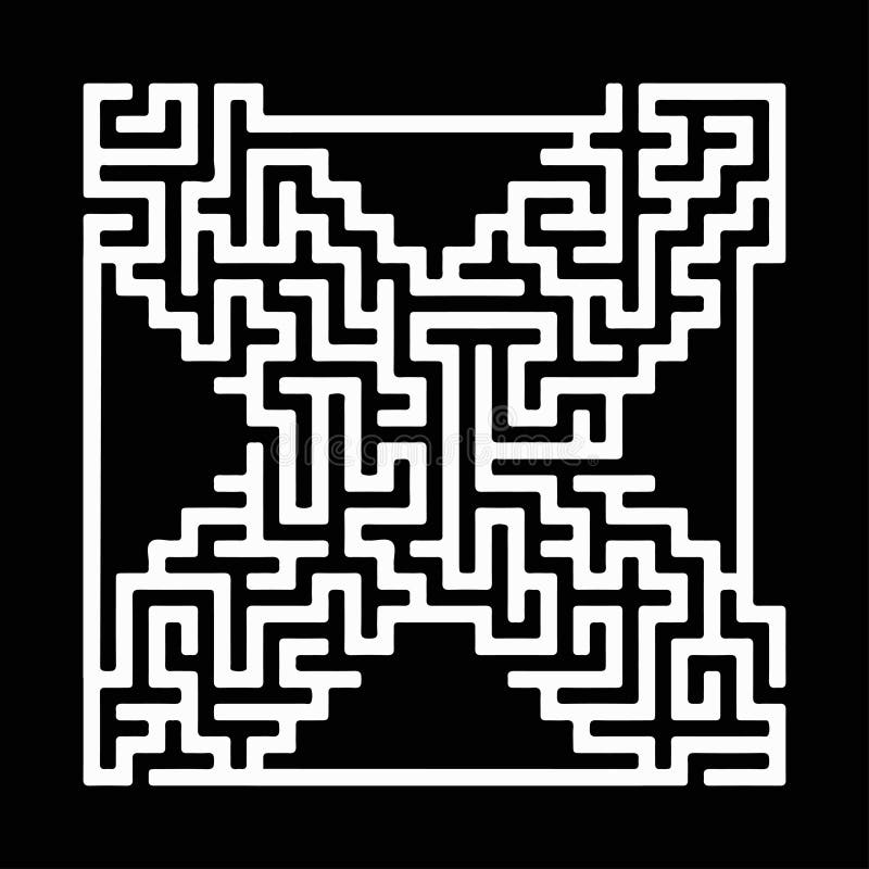 Isometric Maze, Labyrinth Solution Concept Vector Illustration. Stock ... Isometric Maze, Labyrinth Solution Concept Vector Illustration. Stock ...