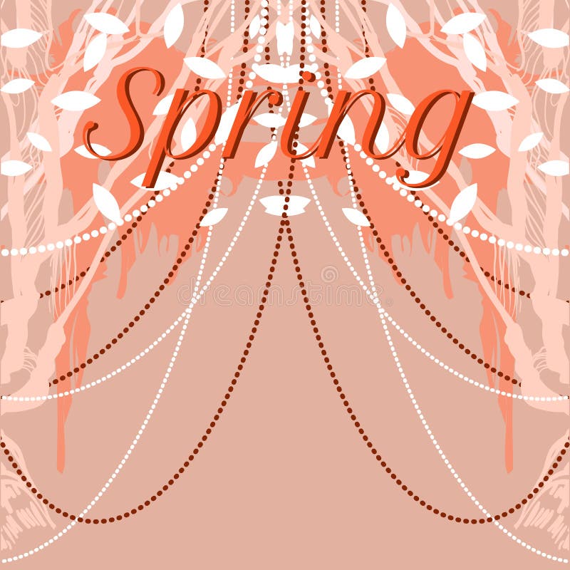 Vector Lace Delicate Background for Spring Stock Vector - Illustration ...