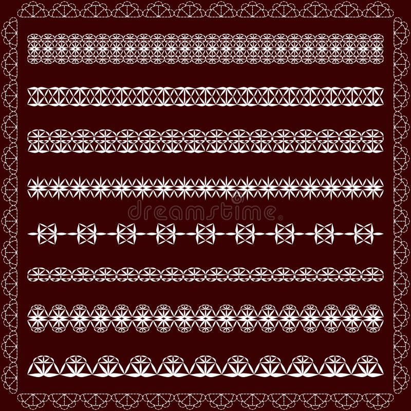 Vector lace pattern stock vector. Illustration of curves - 4960349