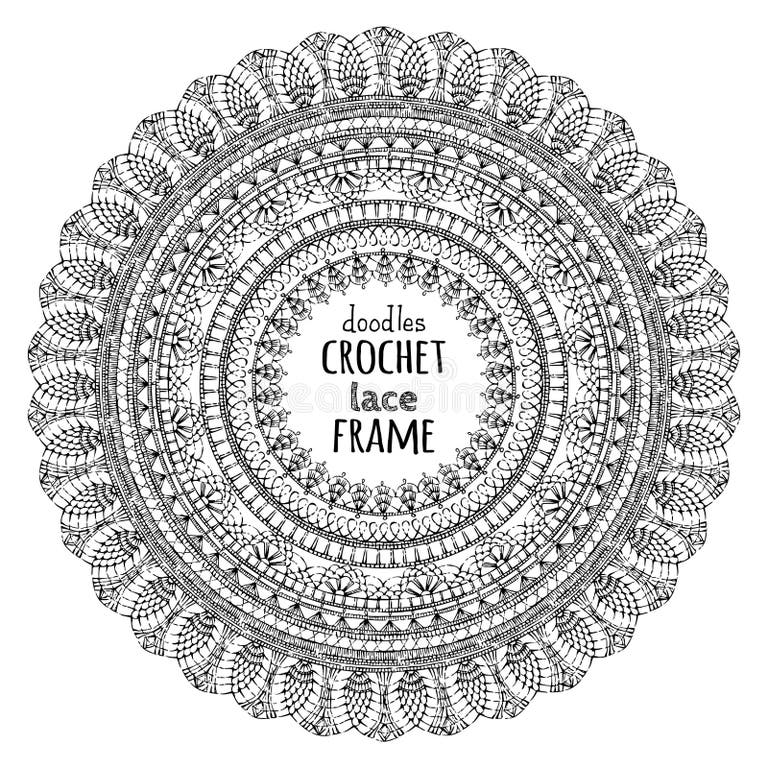 Filet Crochet Edging Patterns Stock Illustrations – 40 Filet Crochet ...