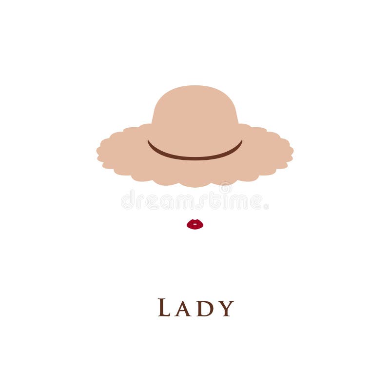Vector Ladies Hat stock vector. Illustration of design - 81779067