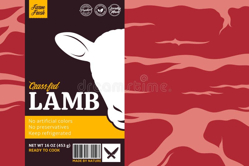 Vector Lamb Logo, Icons, Charts and Design Elements Stock Vector ...