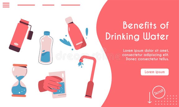 Benefits Drinking Water Stock Illustrations 187 Benefits Drinking
