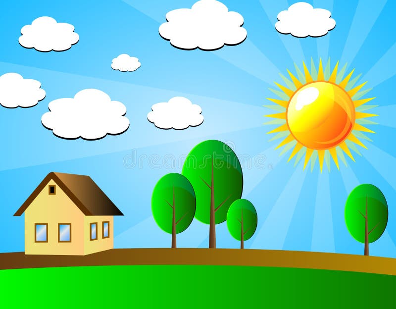 Sun House Sketch Stock Illustrations – 4,676 Sun House Sketch Stock ...