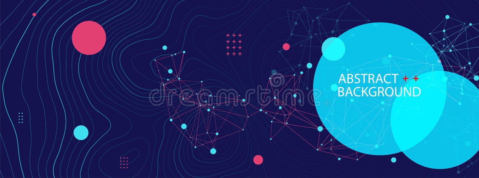 Vector Landscape Geodesy Topography Map Background. Line Texture ...