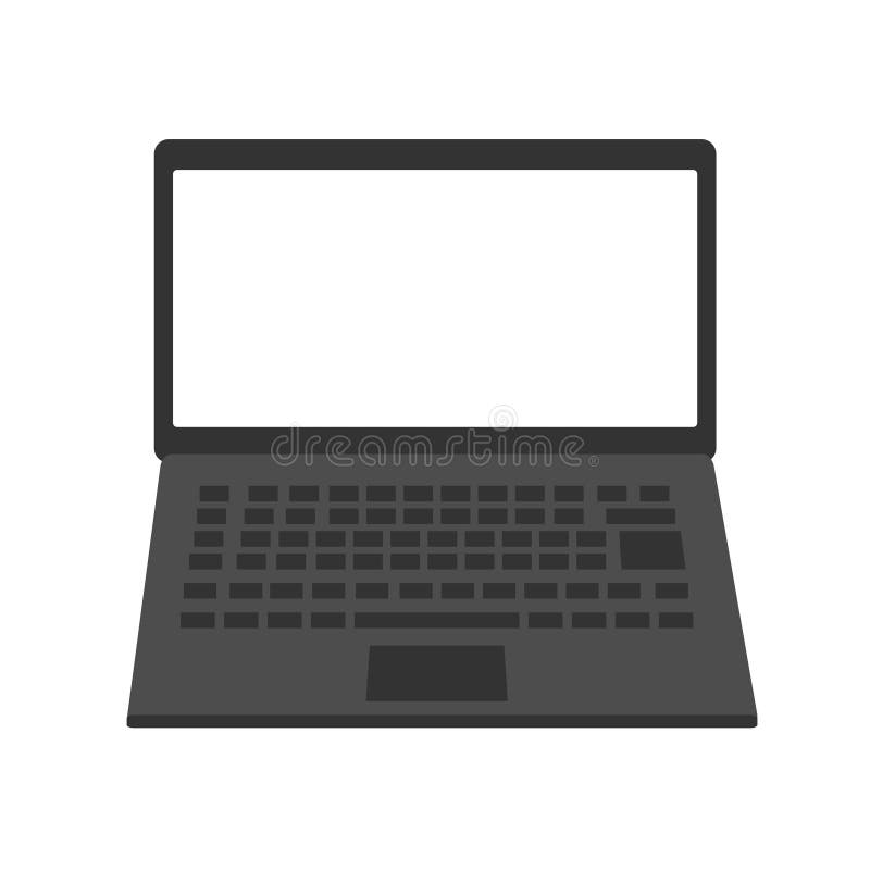 Mockup notebook stock vector. Illustration of laptop - 227182320