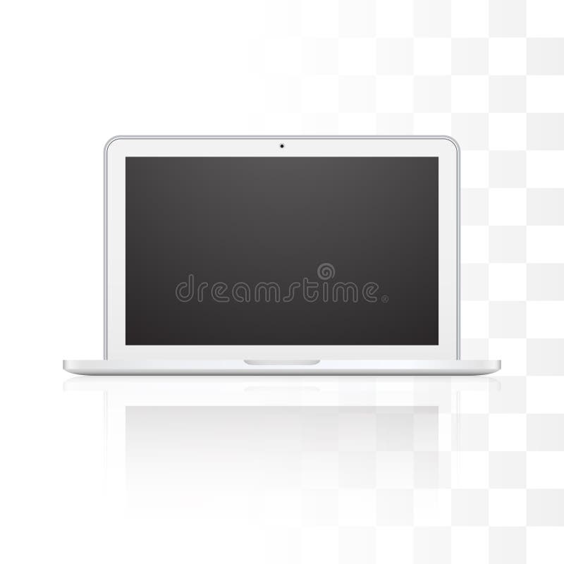 Laptop Vector Illustration stock vector. Illustration of office - 35983150