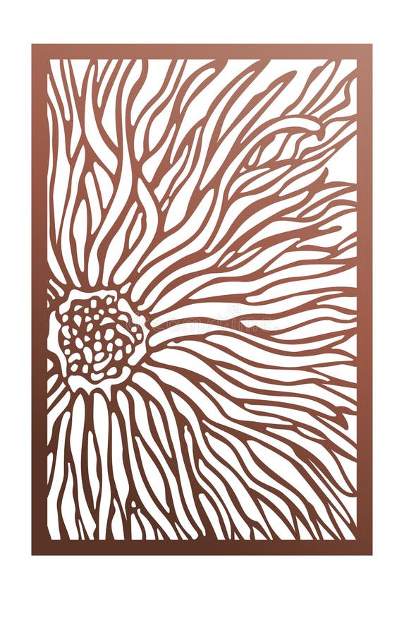 Vector Laser Cut. Abstract Pattern with Natural Texture is Biomorphic ...