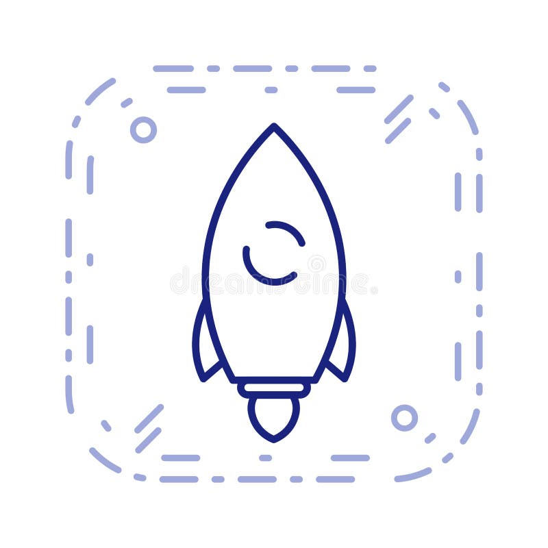Vector Launch Icon for Personal and Commercial Use Stock Illustration ...
