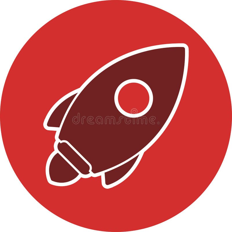Vector Launch Icon for Personal and Commercial Use. Stock Illustration ...