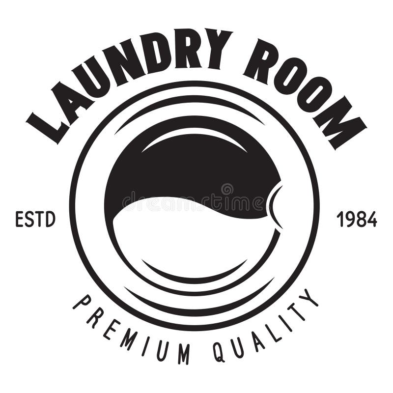 Vector Laundry Logo Emblem, Design Element. Logotype Template and Badge ...