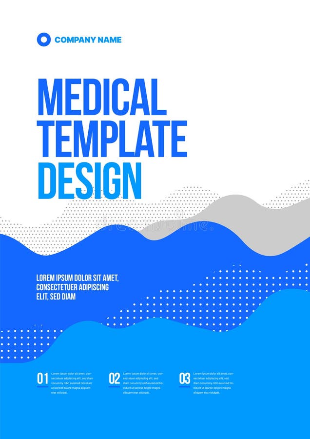 Vector Layout Design Template for Medicine. A4 Size. Stock Vector ...