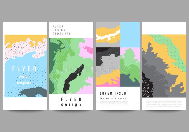 Vector Layout of Flyer, Banner Design Templates for Website Advertising ...