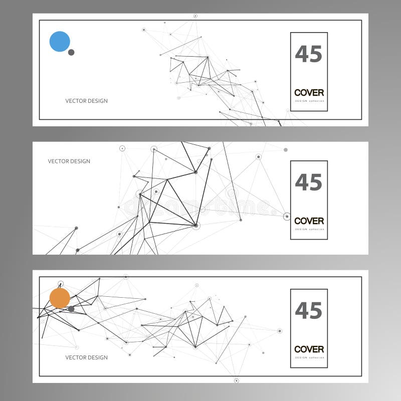 Vector Layout of A4 Format Cover Design Templates. Technology, Science ...