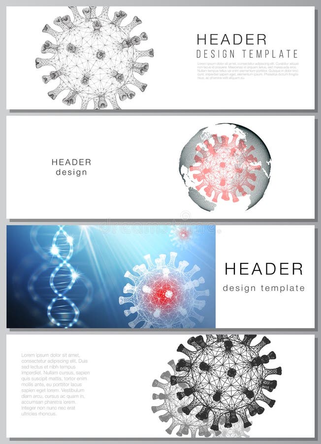 Vector Layout of Headers, Banner Design Template for Website Footer ...