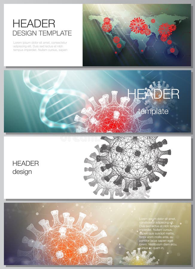 Vector Layout of Headers, Banner Design Template for Website Footer ...
