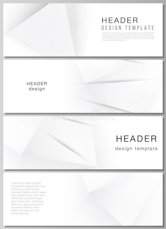 Vector Layout of Headers, Banner Design Template for Website Footer ...
