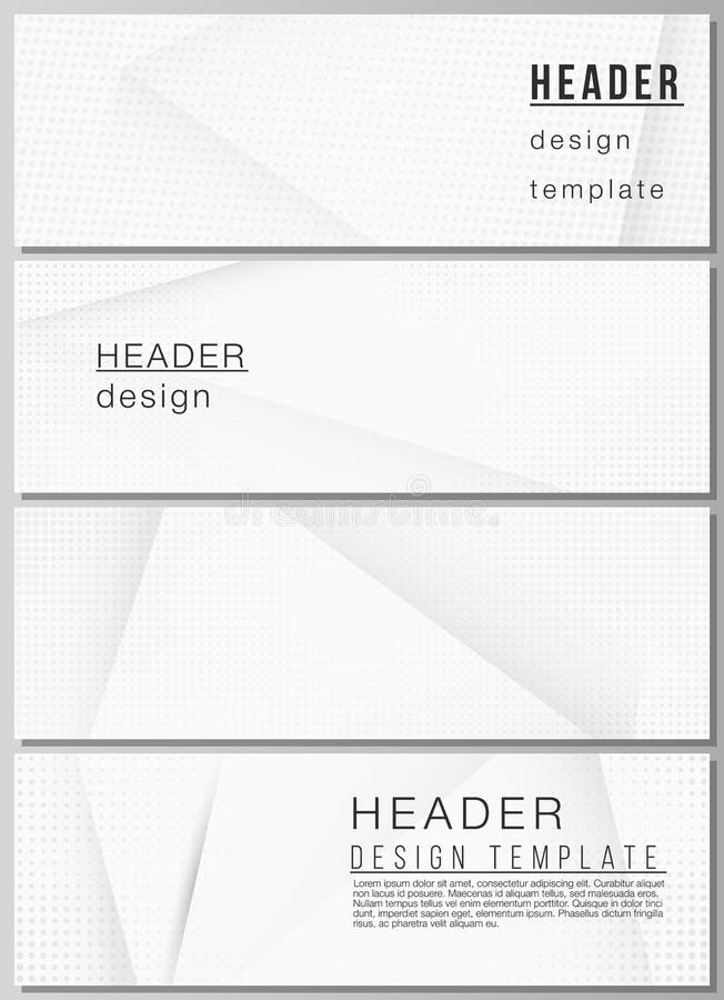 Vector Layout of Headers, Banner Design Template for Website Footer ...