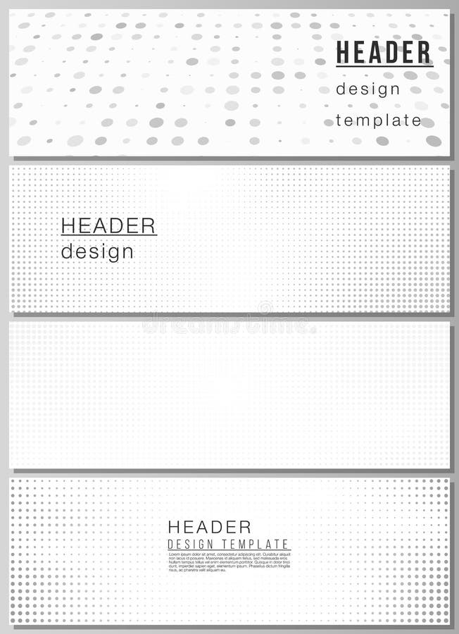 Vector Layout of Headers, Banner Design Templates for Website Footer ...
