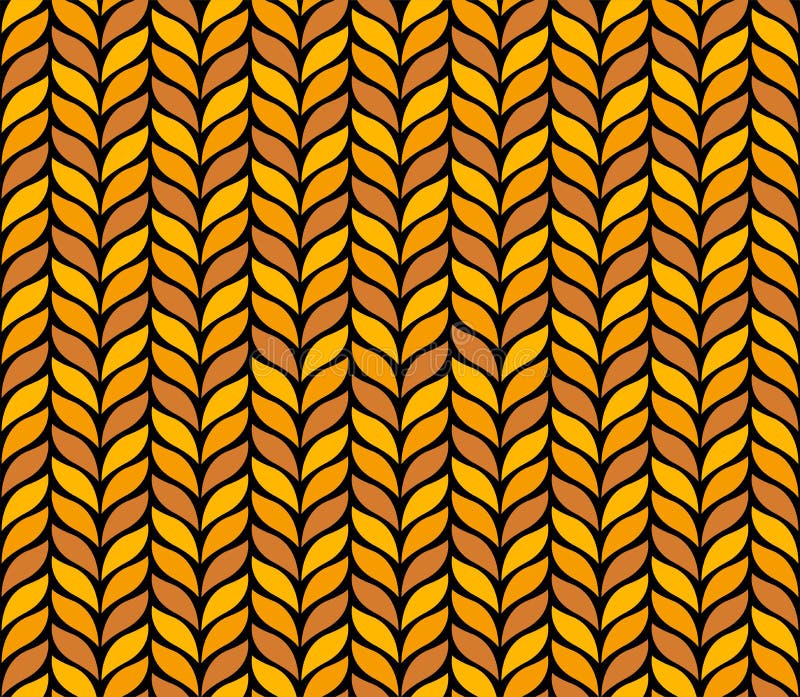 Vector Leaves Seamless Pattern. Abstract Grid Background. Geometric ...