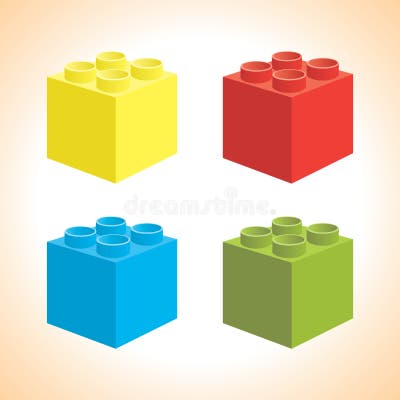Vector Lego stock vector. Illustration of lego, group - 7172660