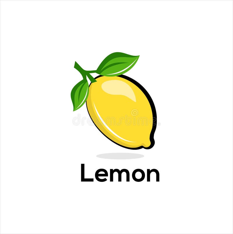 Vector Lemon. Fresh Lemon Fruits Stock Vector - Illustration of mint ...