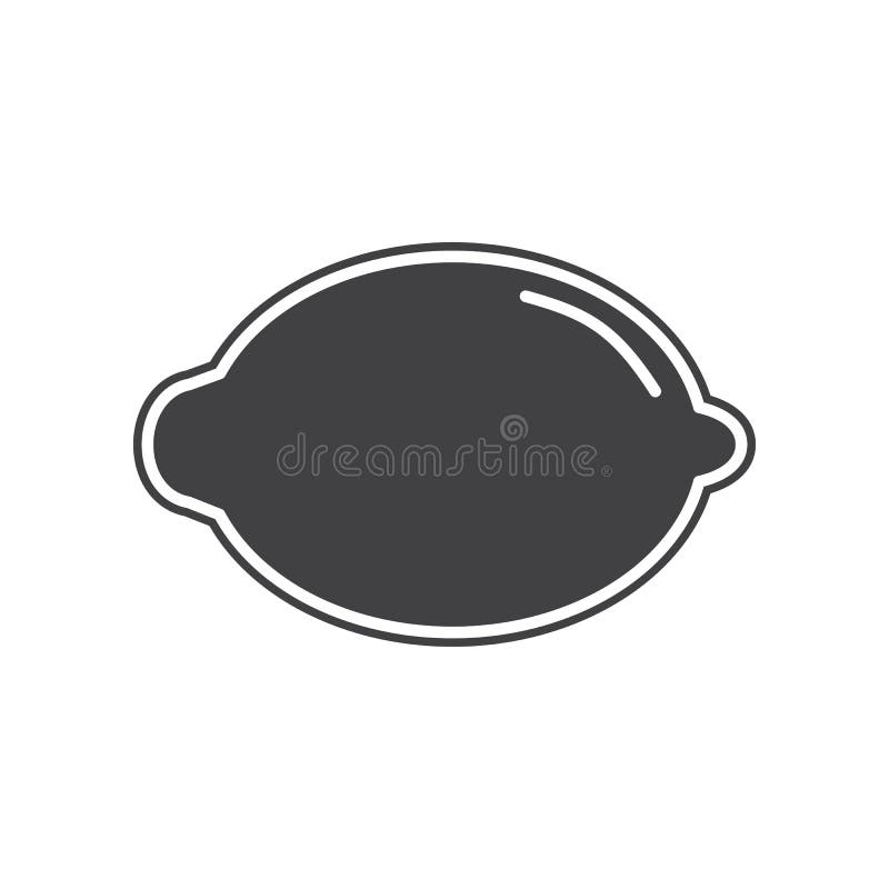 Vector Lemon Icon. Element of Fruits and Vegatables for Mobile Concept ...